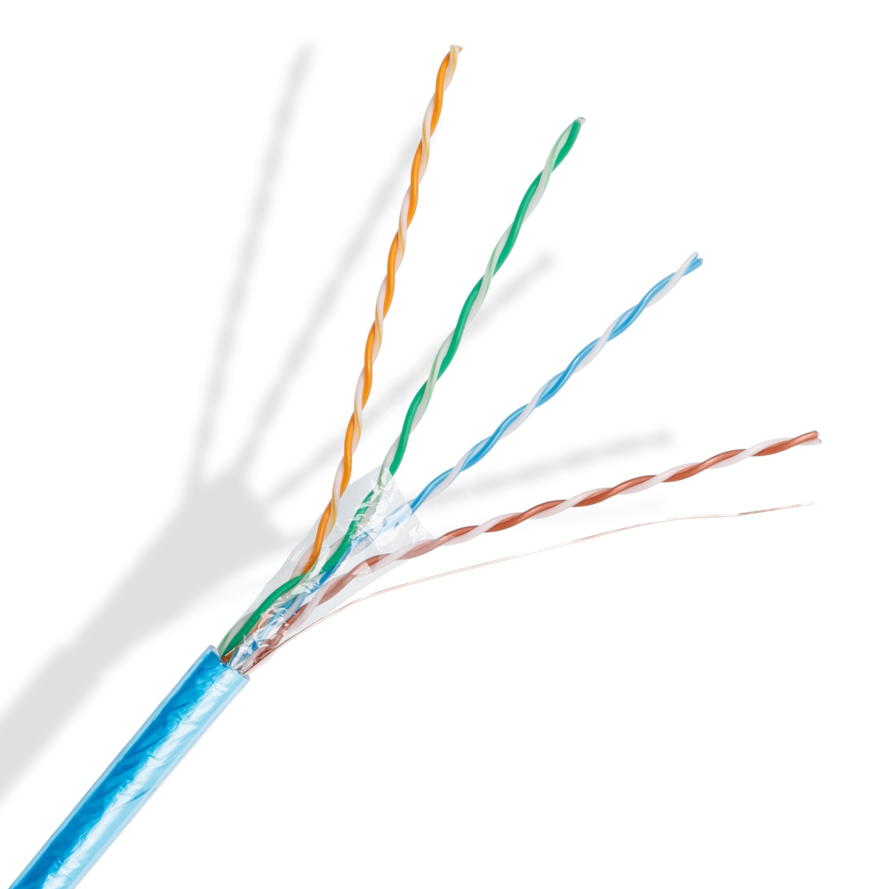 ฉนวน HDPE FTP Cat5 สาย Lan สายไนล่อน Rip